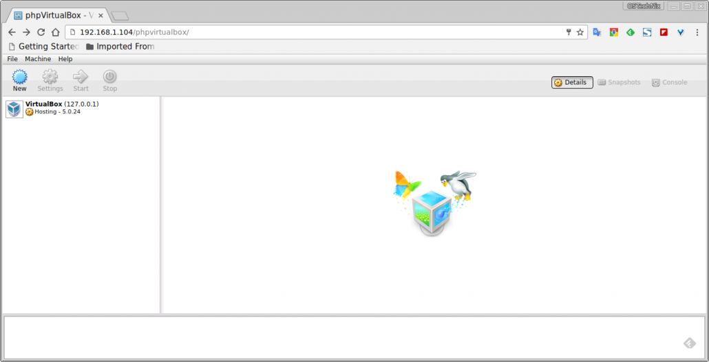 Como instalar o VirtuaBox e administrar pela web com phpvirtualbox
