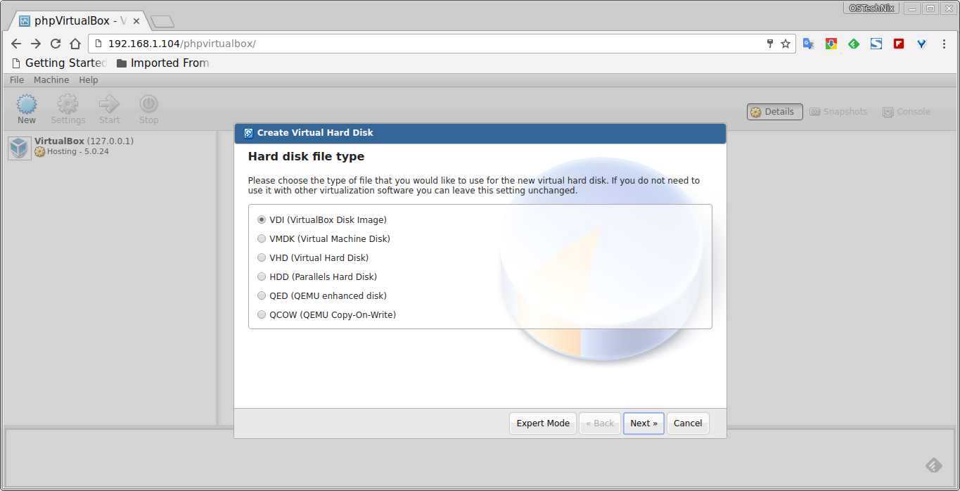 Como instalar o VirtuaBox e administrar pela web com phpvirtualbox