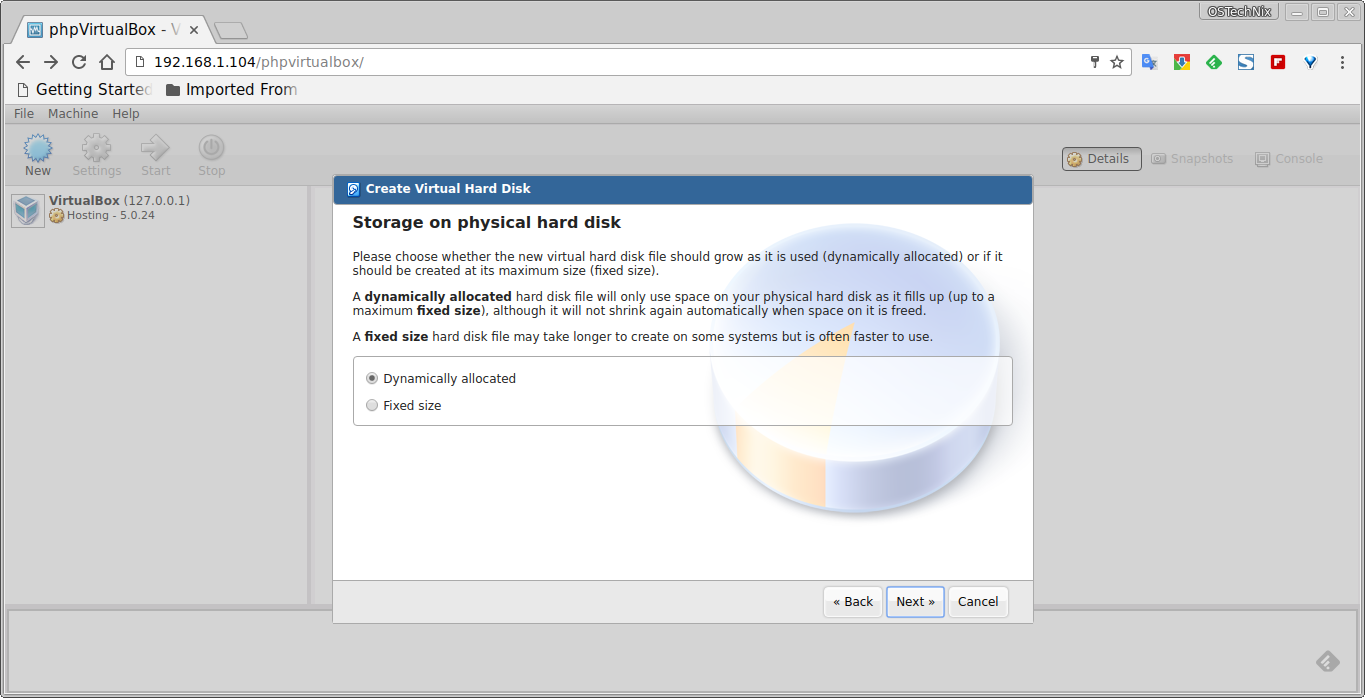 Como instalar o VirtuaBox e administrar pela web com phpvirtualbox